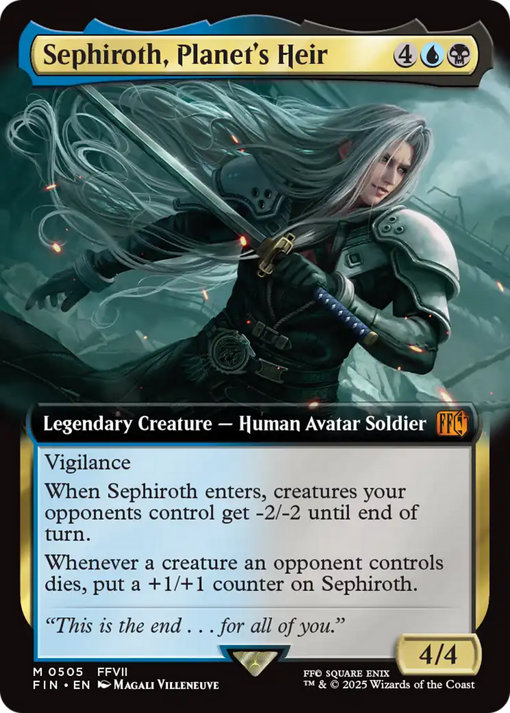 Sephiroth, Planet's Heir (Extended Art) [FINAL FANTASY] – Dark Fox TCG