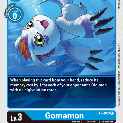 digimon gomamon digivolve