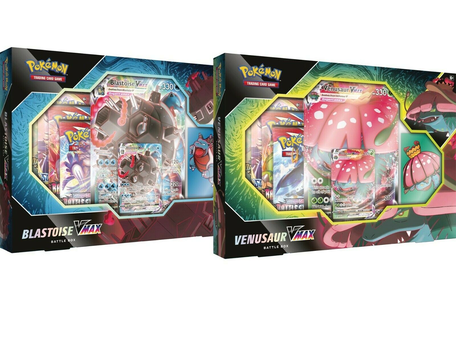 Venusaur and Blastoise VMax Boxes – Dark Fox TCG
